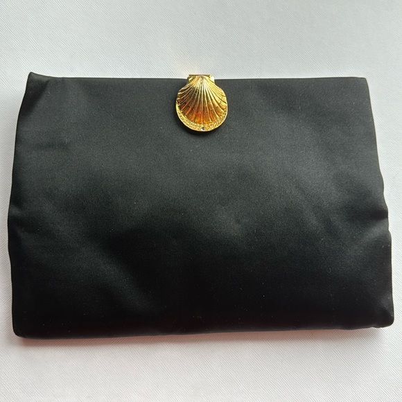 Koret | Bags | Vintage Koret Gold Shell Jeweled With Diamonds Black ...